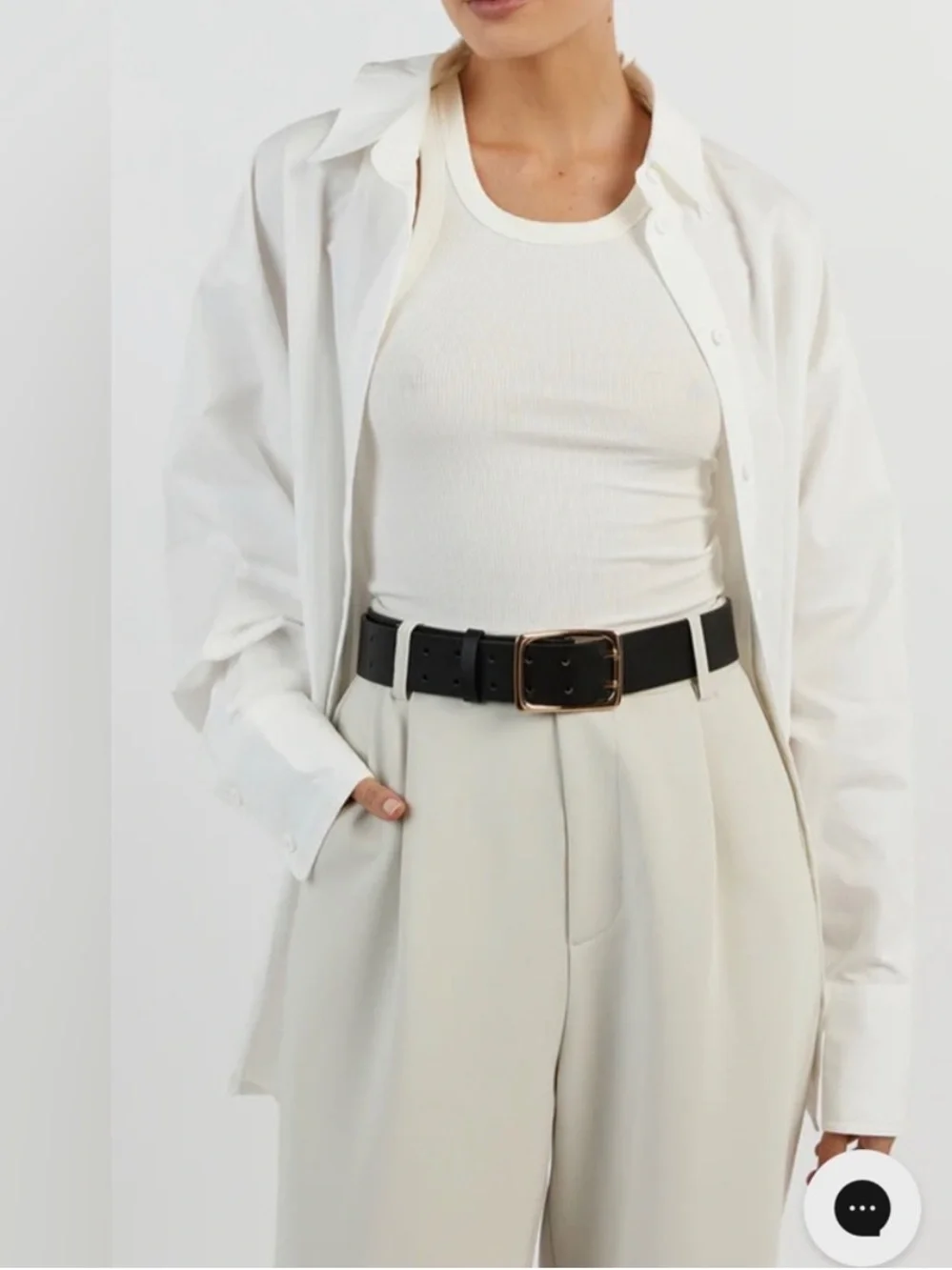 DISSH | Tops | Dissh Shae White Cotton Button Down | Poshmark